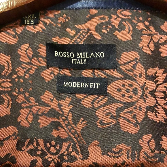 Rosso Milano Italy | Shirts | Rosso Milano Italy Dress Shirt | Poshmark